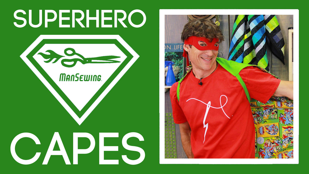 Superhero Cape Sewing Tutorial – Man Sewing