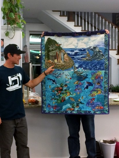 Surf’s Up Retreat – Man Sewing