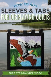 Tutorial: How to Add Sleeves & Tabs For Displaying Your Quilts – Man Sewing
