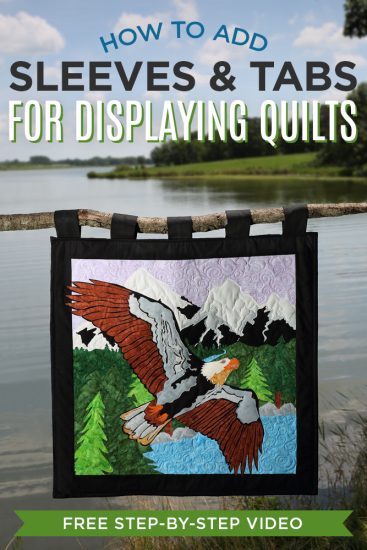 Tutorial: How to Add Sleeves & Tabs For Displaying Your Quilts – Man Sewing