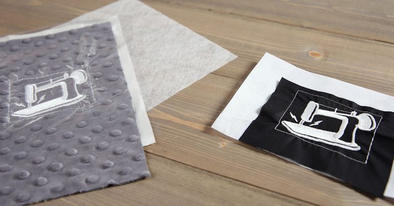 Machine Embroidery: Stabilizer Basics – Man Sewing