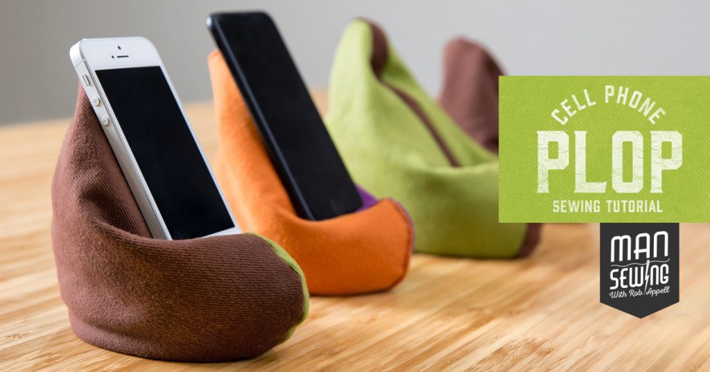 Cell Phone Plop Sewing Tutorial – Man Sewing