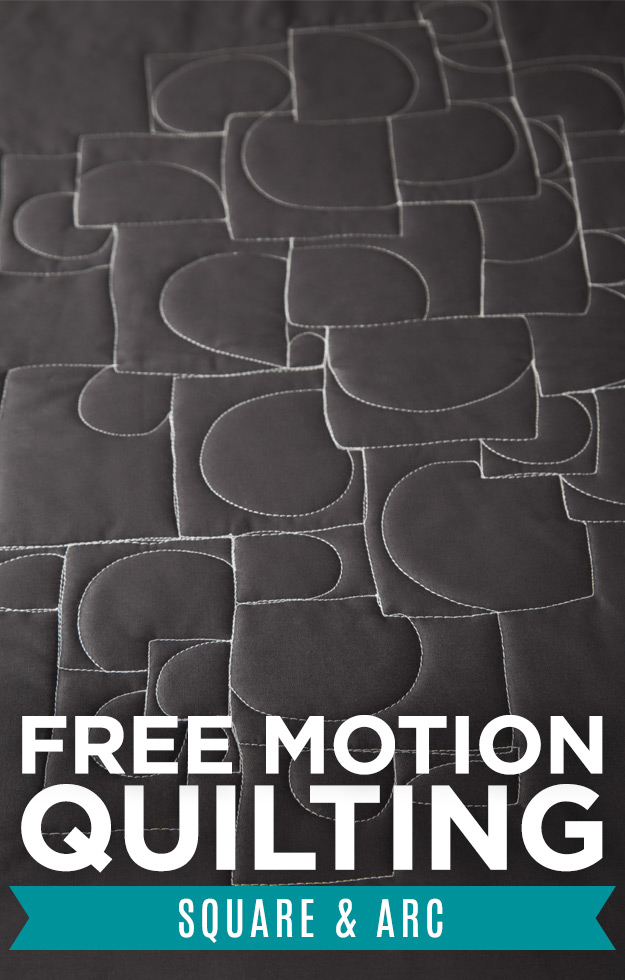 FMQ Skills & Drills: Squares and Arc – Man Sewing