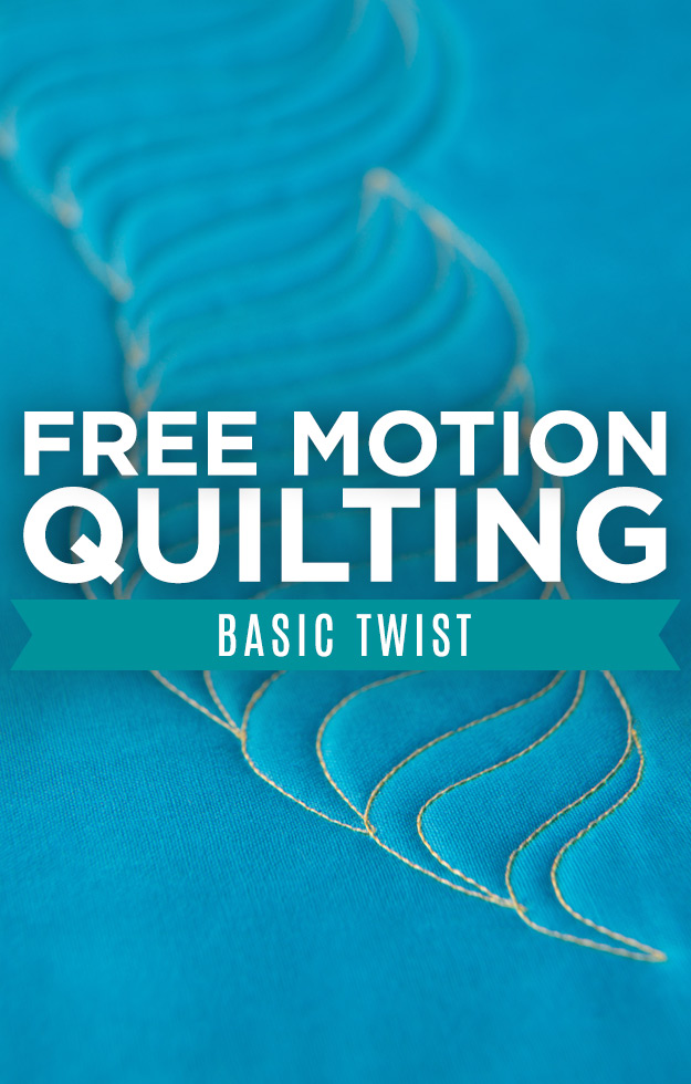 FMQ Skills and Drills: Basic Twist – Man Sewing