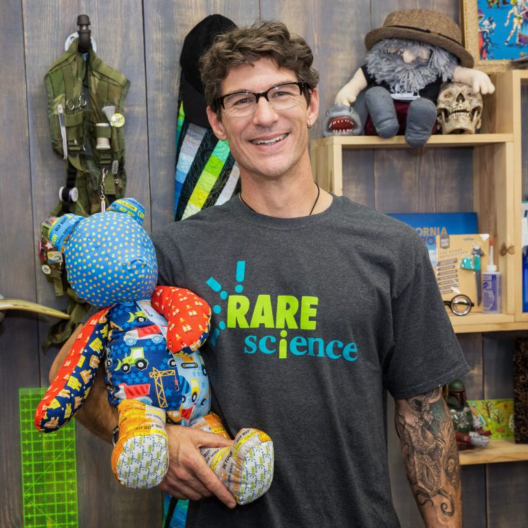 Rare Bear – Man Sewing