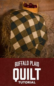 Buffalo Plaid Quilt – Man Sewing