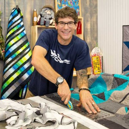 How to Square a Quilt – Man Sewing